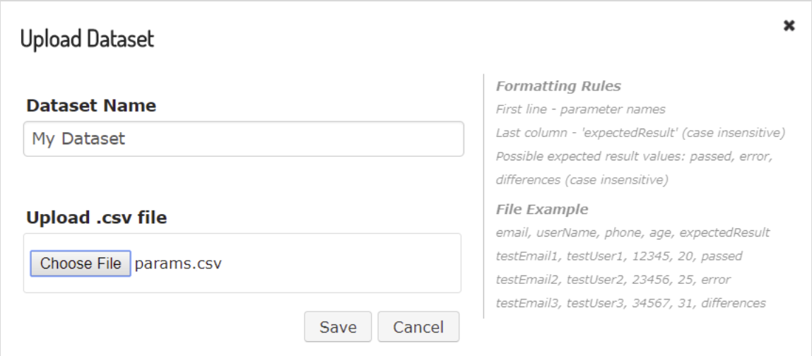 Data Driven Testing - Screenster